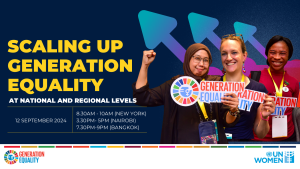 Generation Equality dialogue "Scaling up Generation Equality to advance ...